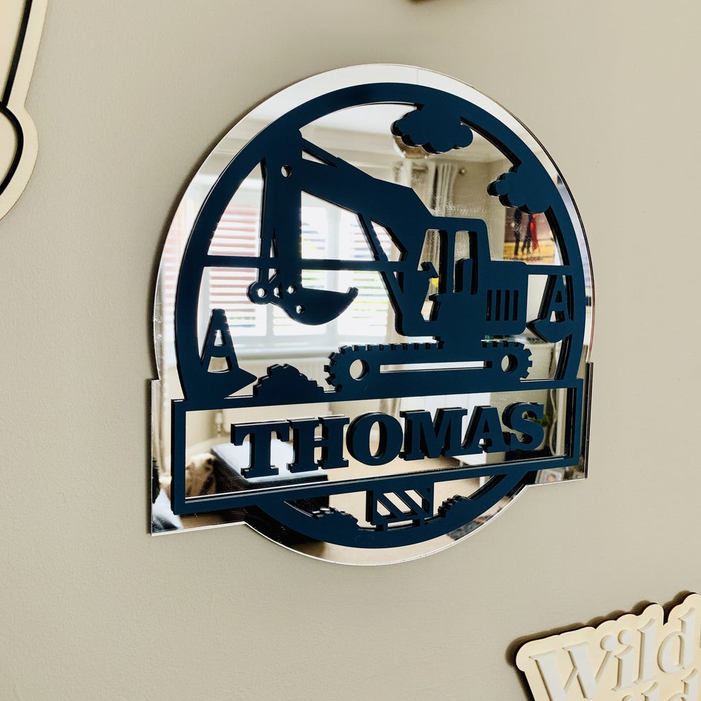Construction Themed Wall Plaque – Round the Twist